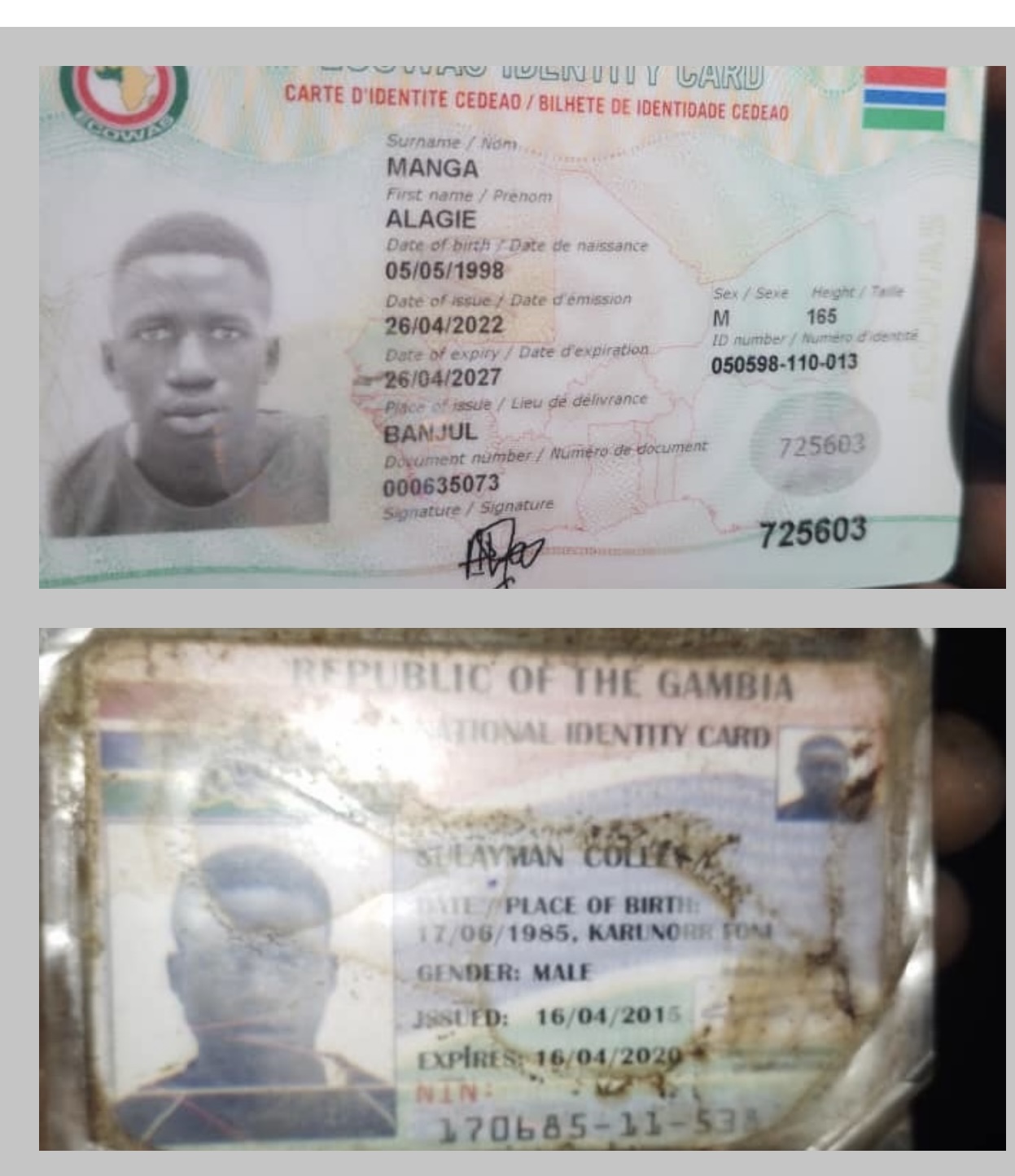 Foni / Cassamance Gun Victims Also Had Gambian IDs – Kerr Fatou Online ...