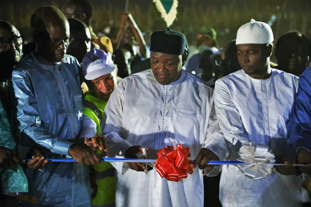 President Adama Barrow Officially Opens 48-Km Road Project in CRR ...