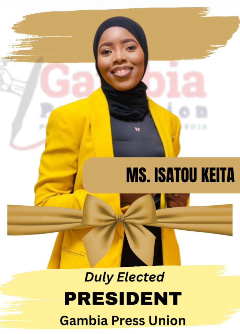 Isatou Keita Elected As GPU’s New President – Kerr Fatou Online Media House
