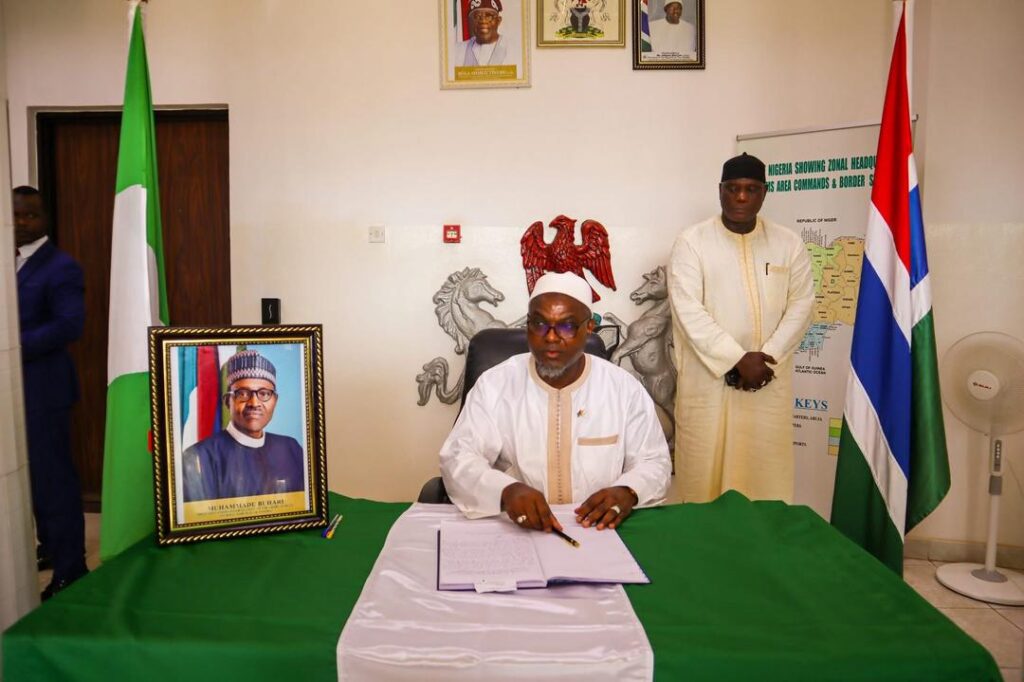 VP Jallow Pays Tribute to Late Former Nigerian President Buhari, Signs ...
